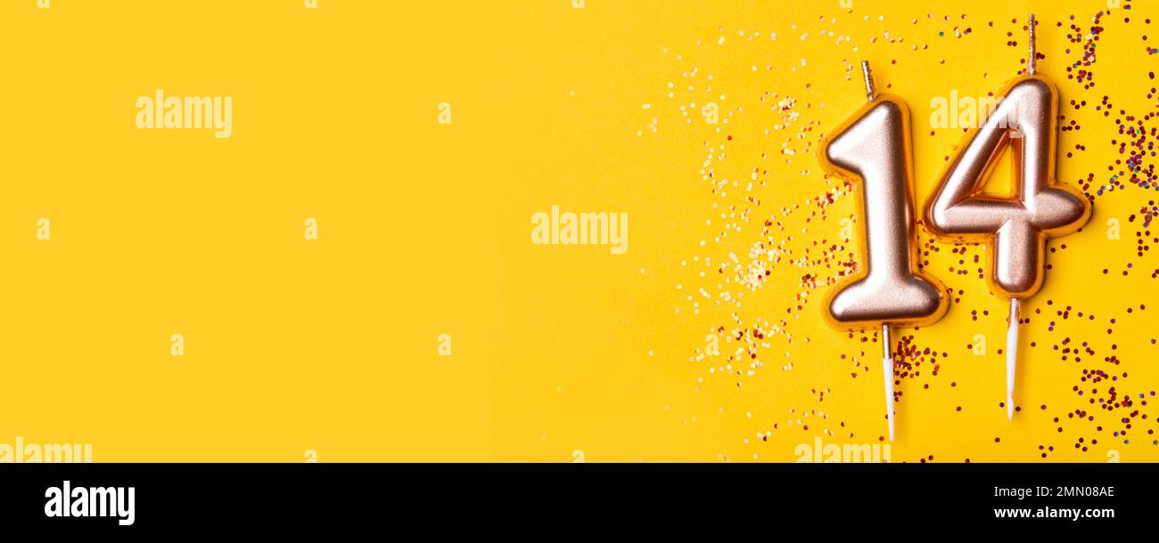 Number fourteenth hi-res stock photography and images - Alamy