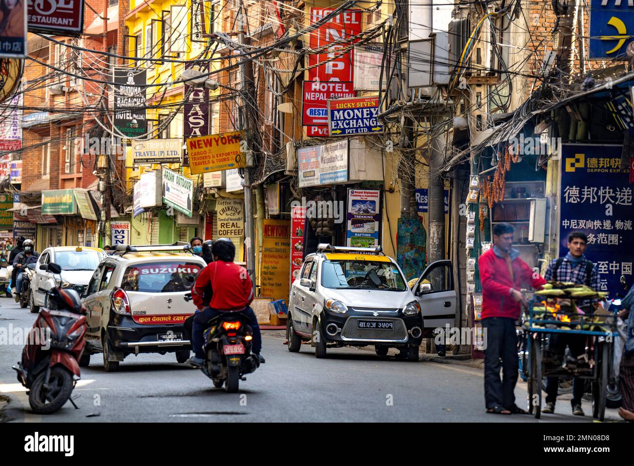 Nepal, Kathmandu, Thamel district Stock Photo - Alamy