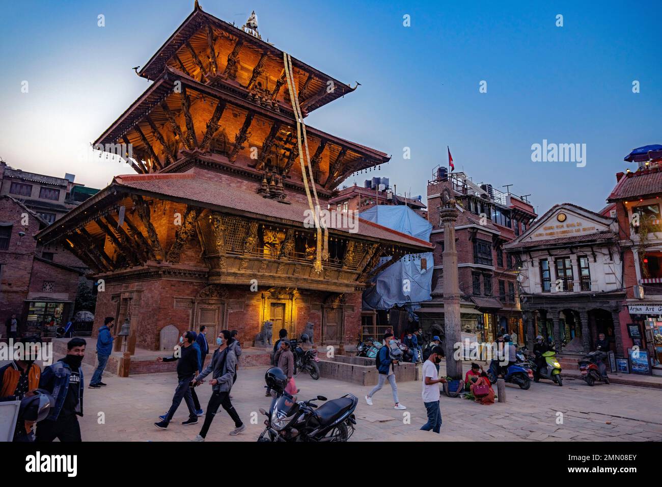 Nepal, Kathmandu Valley, listed as World Heritage by UNESCO, Patan ...
