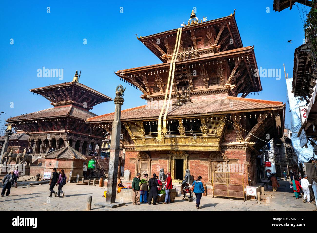 Nepal, Kathmandu Valley, listed as World Heritage by UNESCO, Patan ...