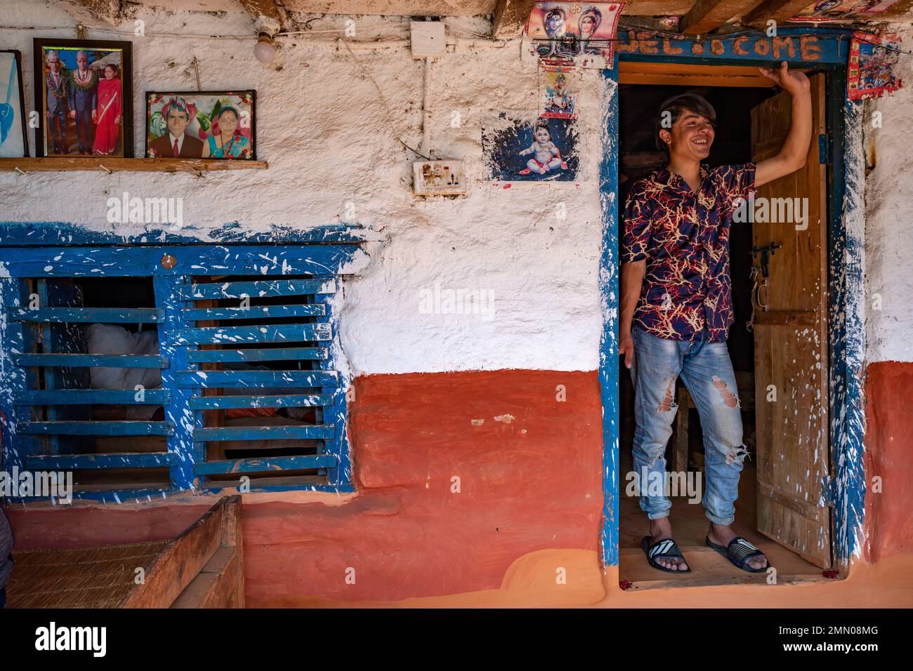 Nepal, Parbat District, Bajung Stock Photo - Alamy