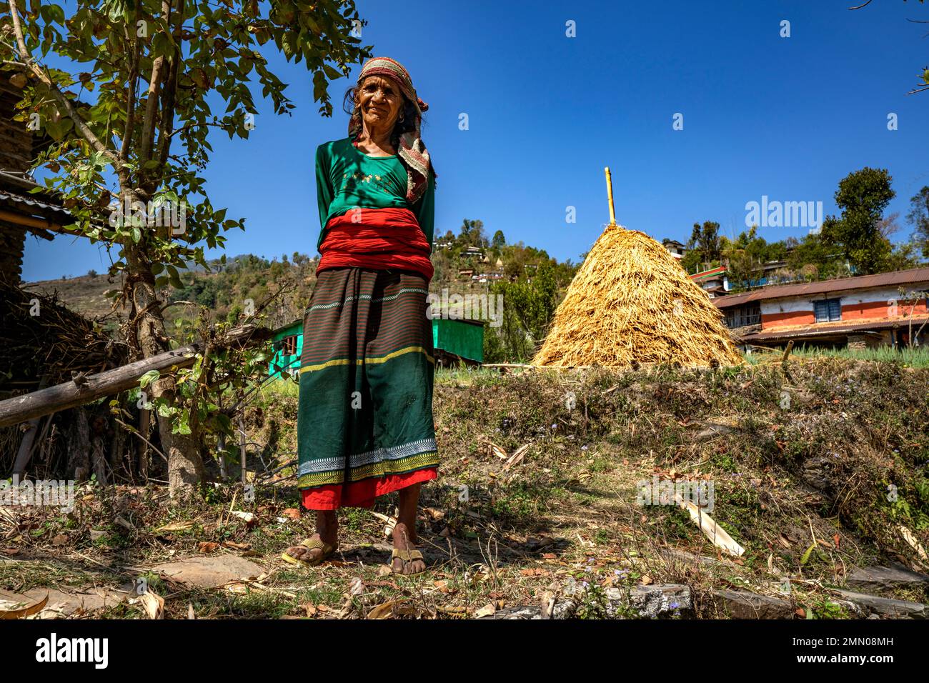 Nepal, Parbat District, Bajung Stock Photo - Alamy