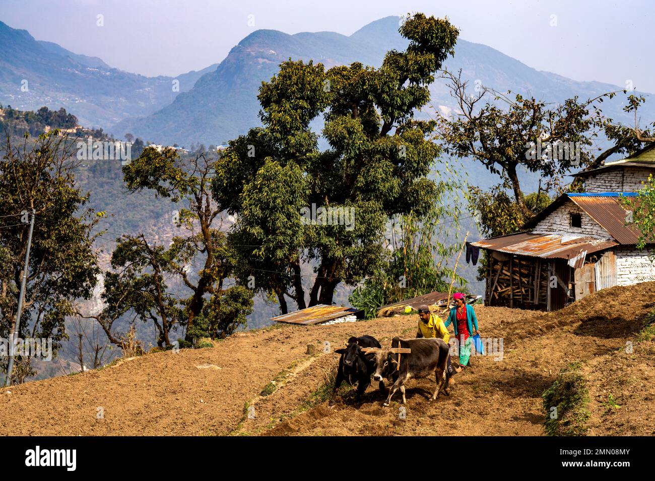 Nepal, Parbat District, Bajung Stock Photo - Alamy