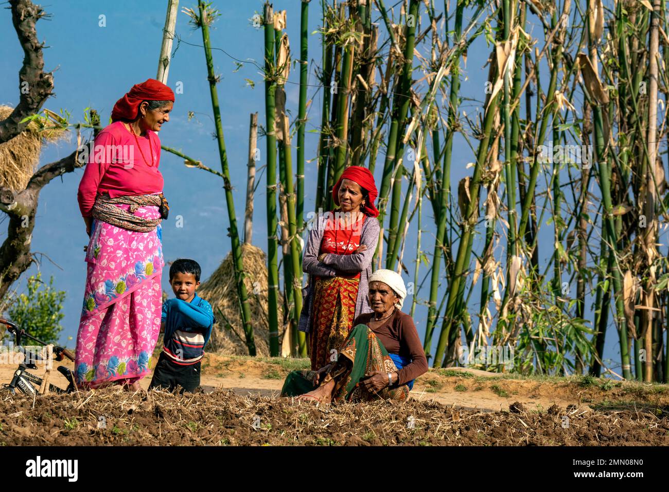 Nepal, Parbat District, Bajung Stock Photo - Alamy