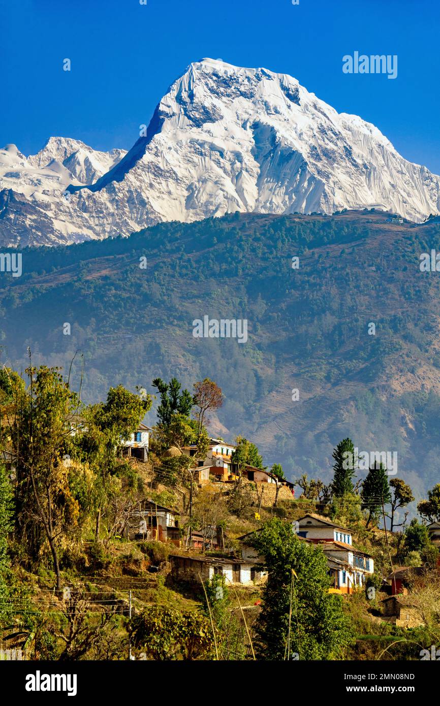 Nepal, Parbat district, Durlung Stock Photo - Alamy