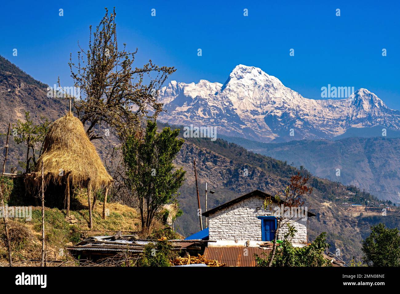 Nepal, Parbat district, Durlung Stock Photo - Alamy