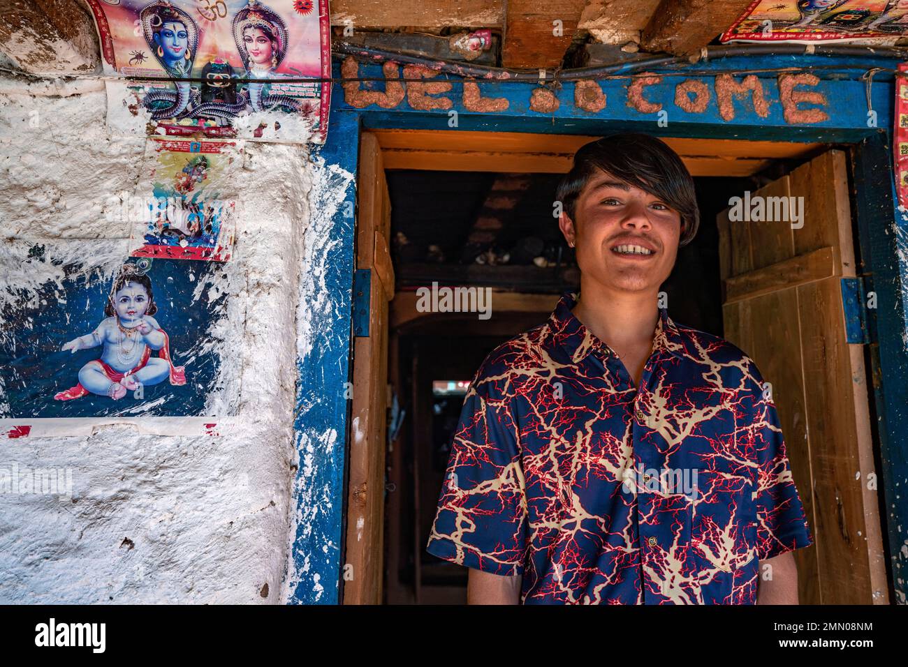 Nepal, Parbat District, Bajung Stock Photo - Alamy