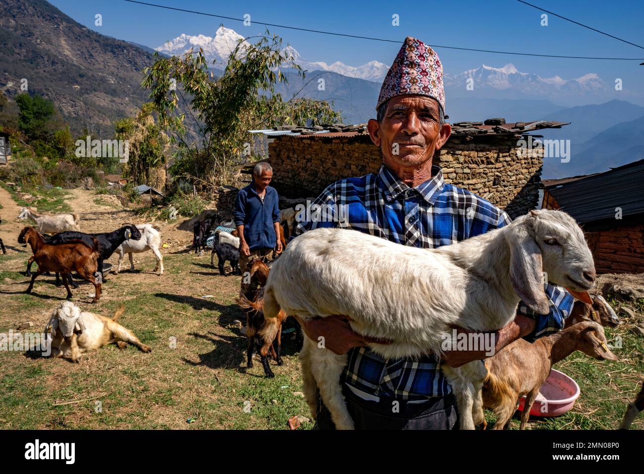Nepal, Parbat district, Durlung Stock Photo - Alamy