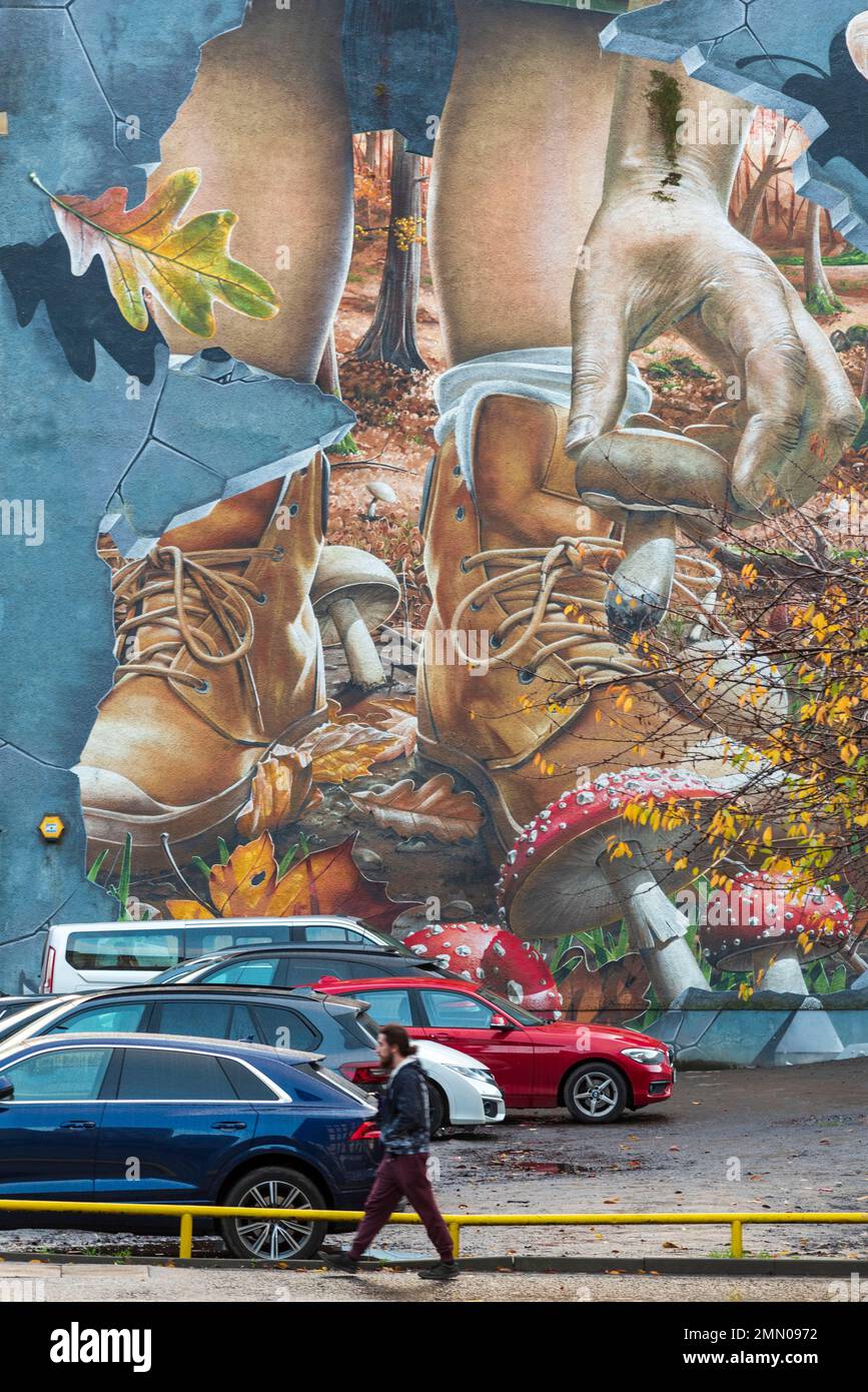 United Kingdom, Scotland, Glasgow, City Centre Mural Trail, mural ...
