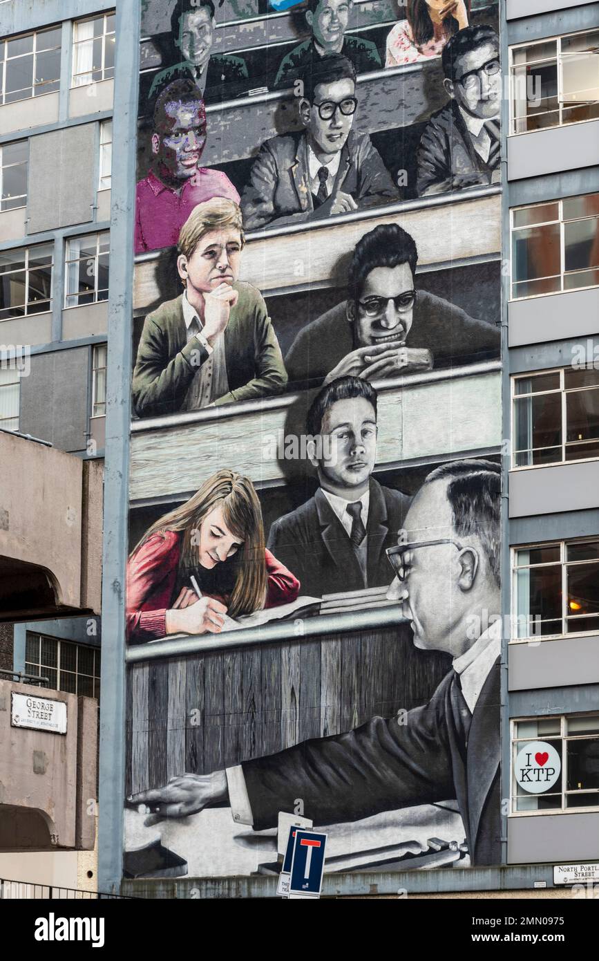 United Kingdom, Scotland, Glasgow, City Centre Mural Trail, Strathclyde ...