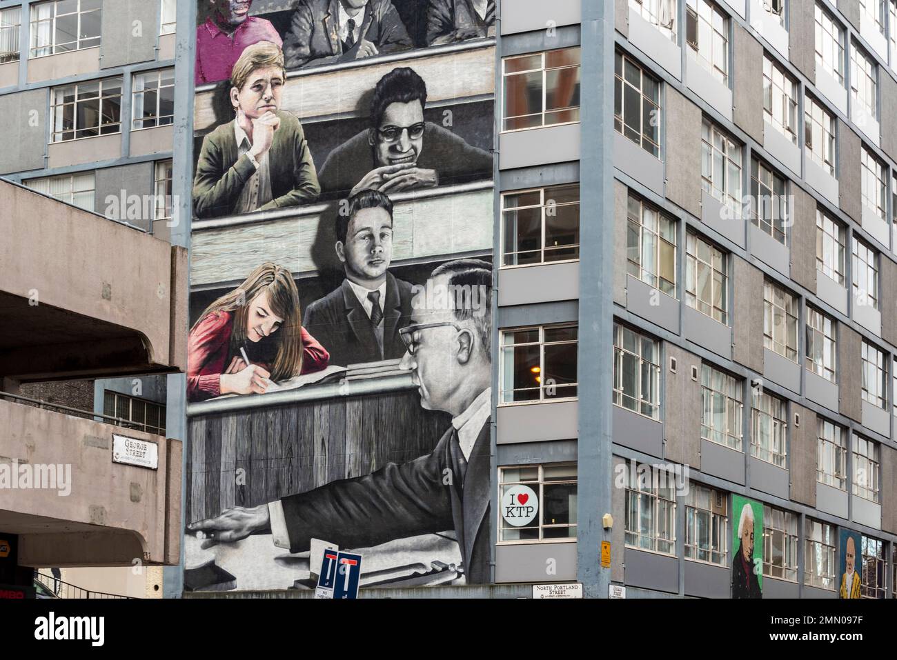 United Kingdom, Scotland, Glasgow, City Centre Mural Trail, Strathclyde ...