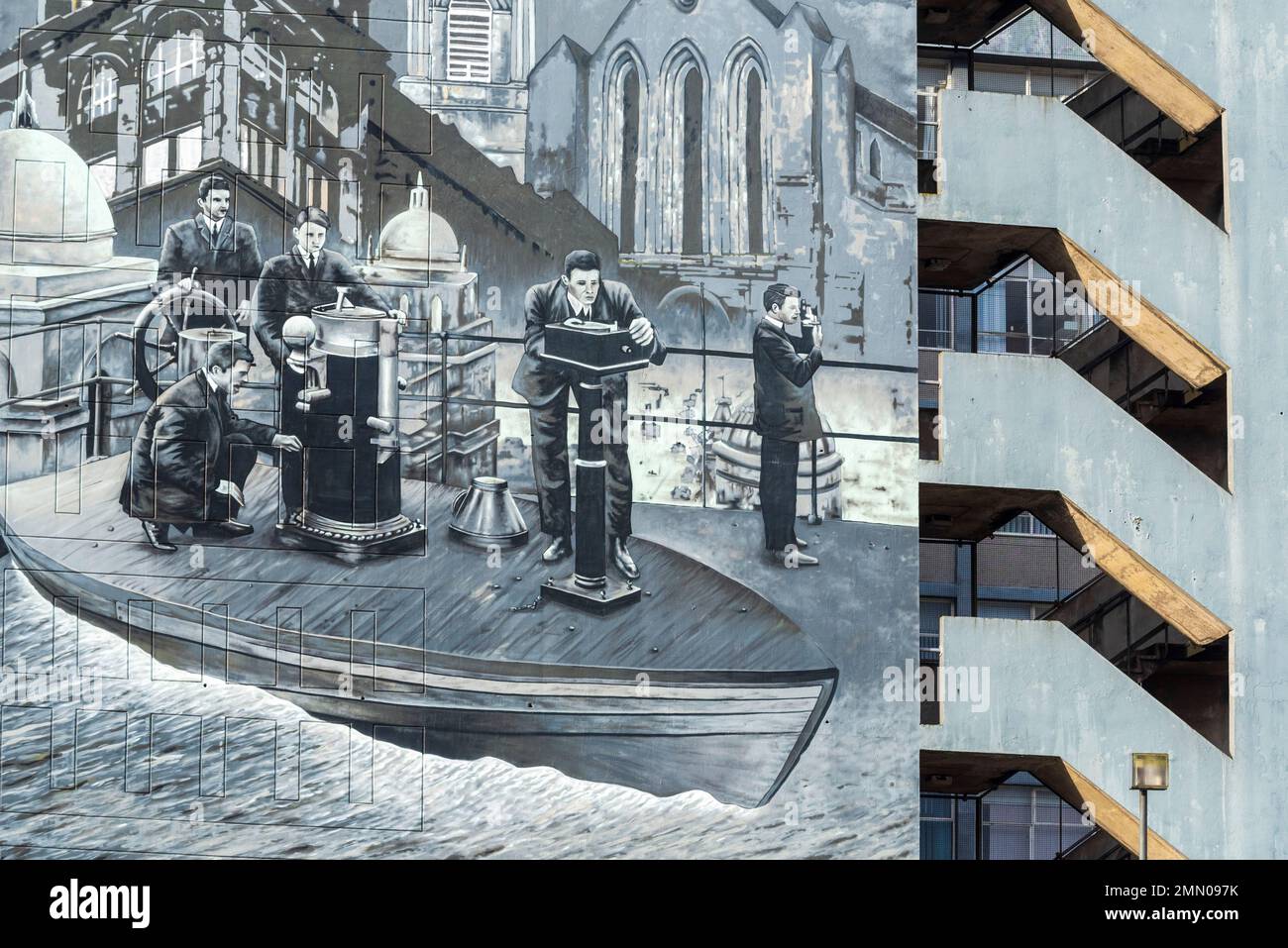 United Kingdom, Scotland, Glasgow, City Centre Mural Trail, Strathclyde ...