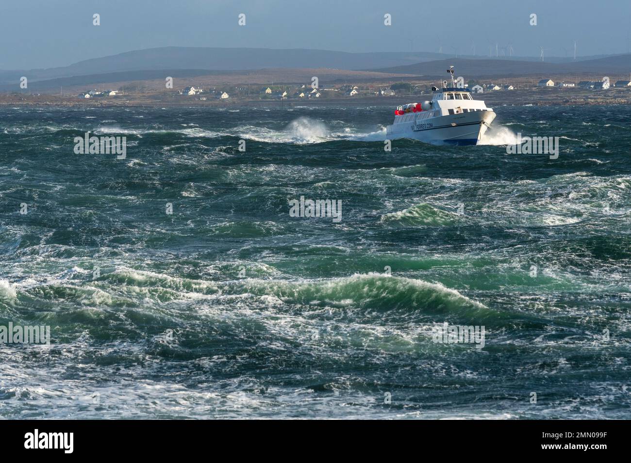Ireland, County Galway, Aran Islands, Ferry between Rossaveal and Aran ...