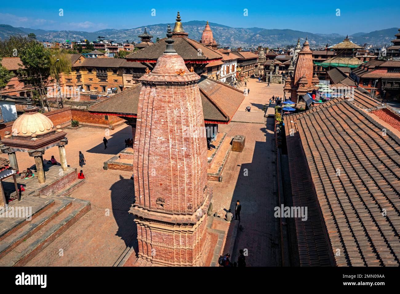 Nepal, Kathmandu Valley, the city of Bhaktapur listed as World Heritage by UNESCO, Darbar Square ...
