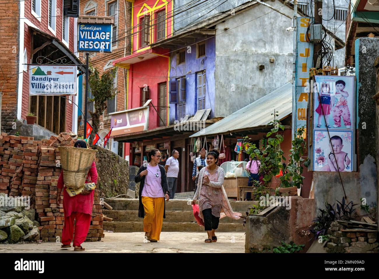 Nepal, Tanahu district, Bandipur Stock Photo - Alamy