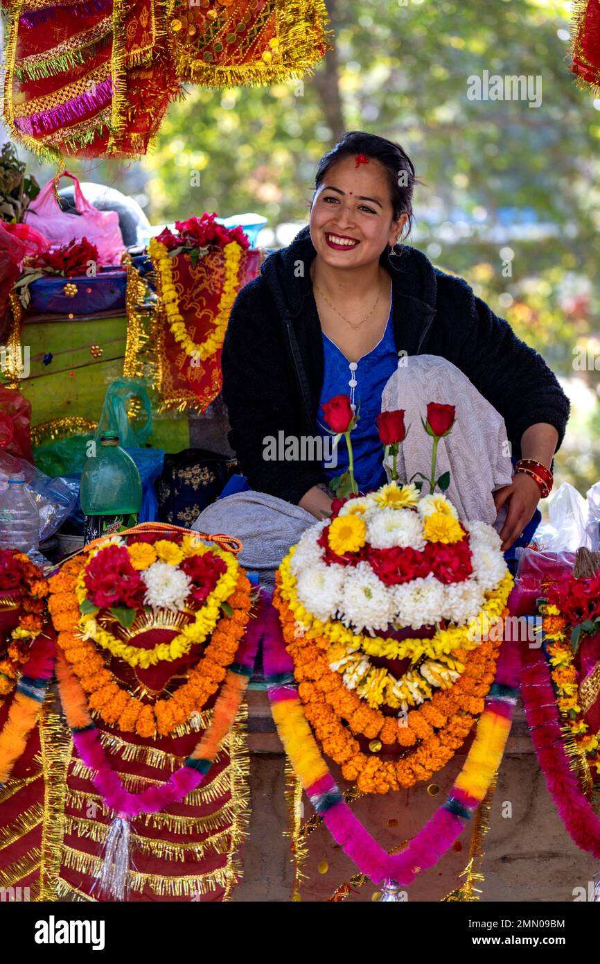 Nepal, Kathmandu valley, Dakshinkali temple dedicated to the goddess ...