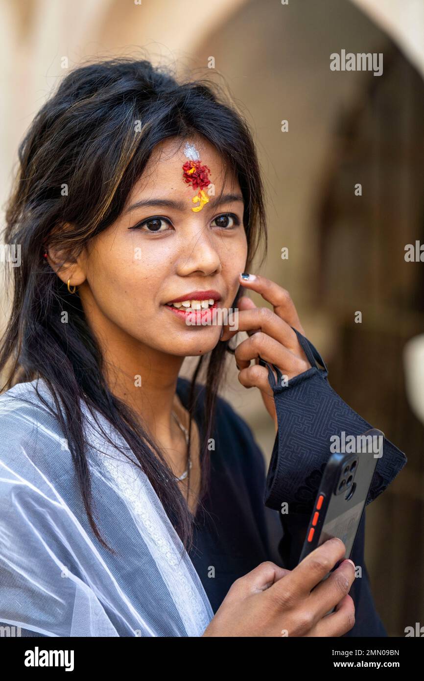 Nepal, Kathmandu valley, Dakshinkali temple dedicated to the goddess ...