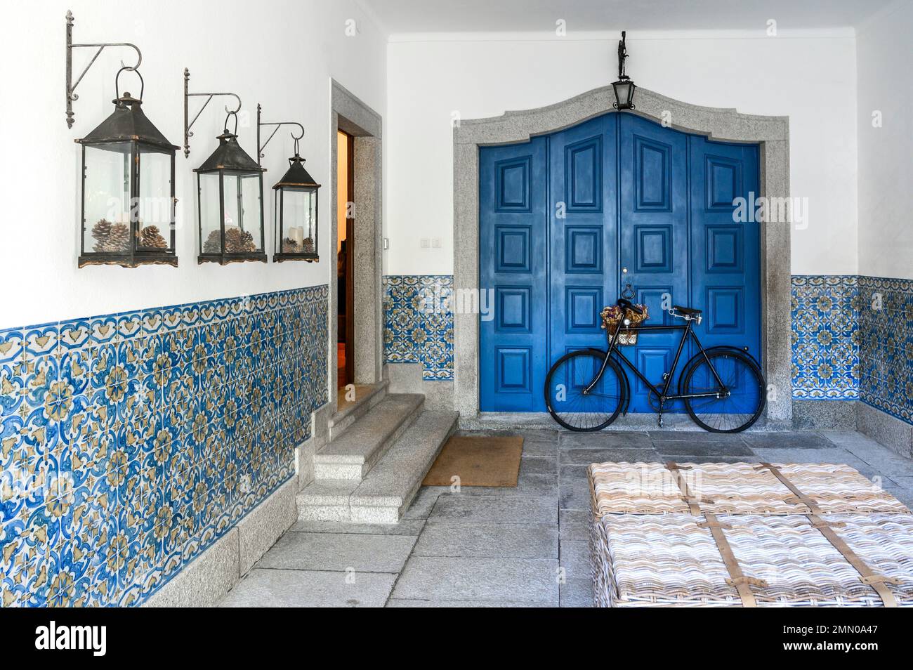 Portugal, Alentejo region, village of Cabrela, Casa das Letras guest ...