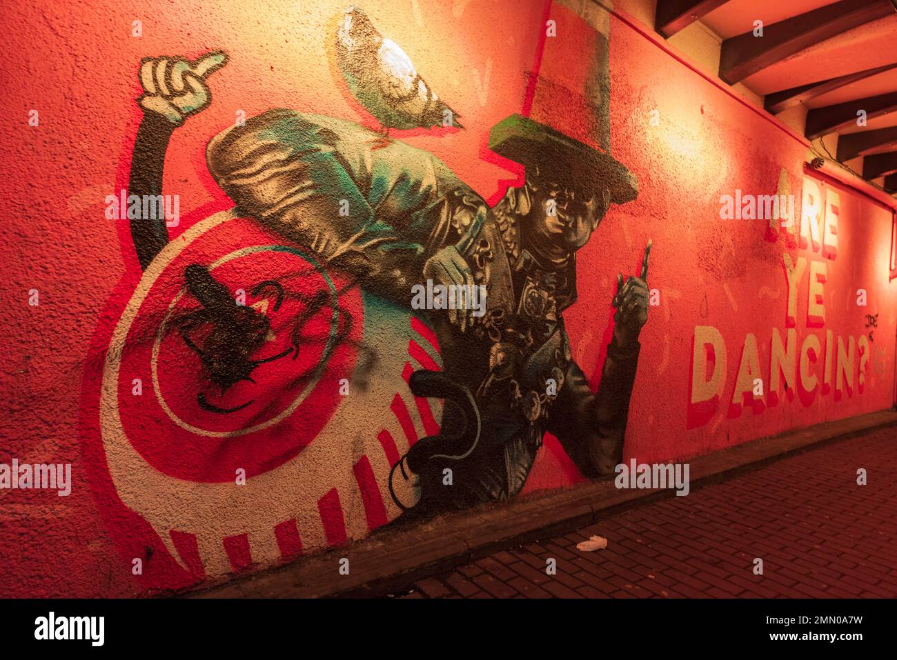 United Kingdom, Scotland, Glasgow, City Centre Mural Trail, mural ...