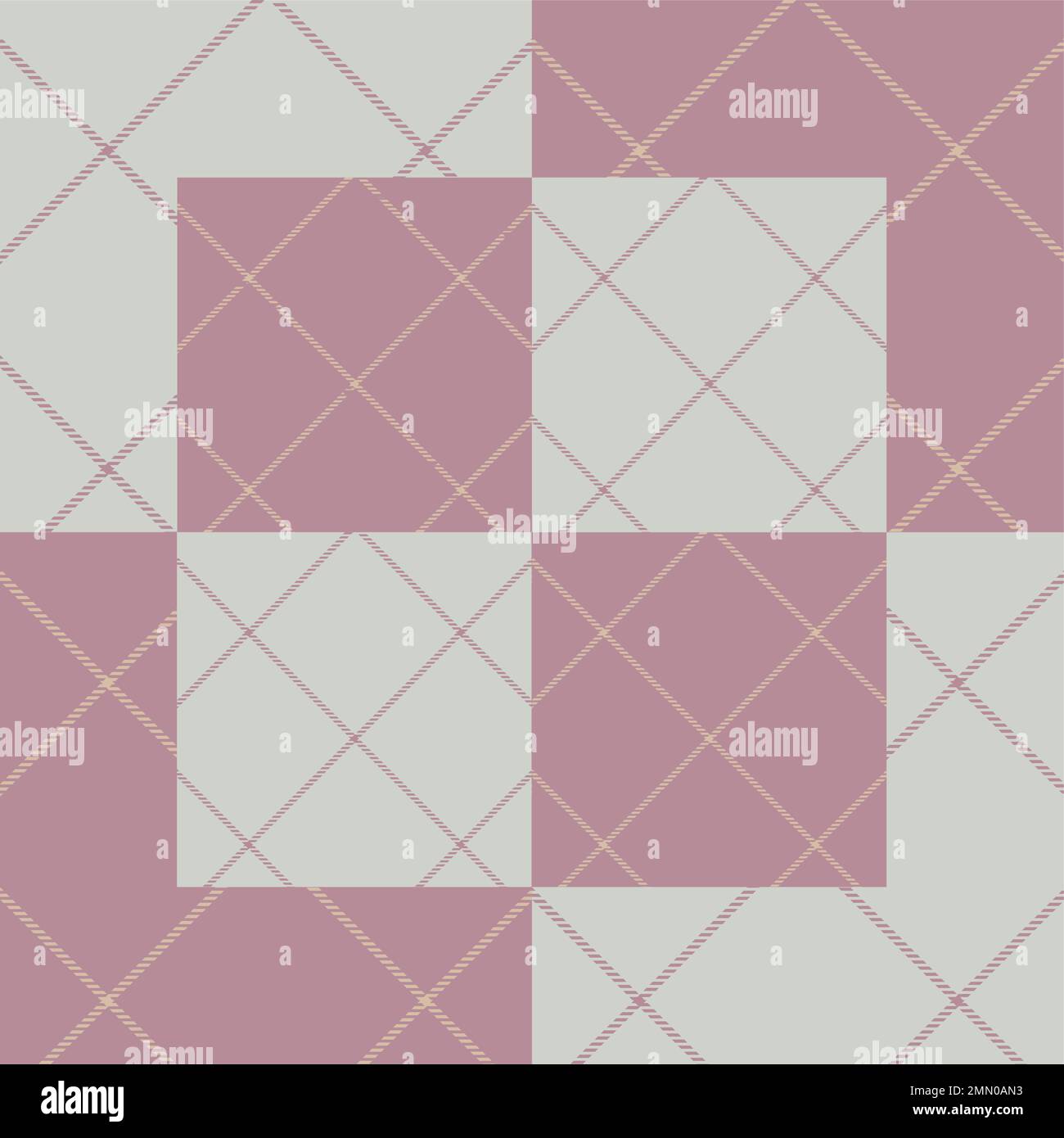 square plaid geometric patterns. For textile printing, for silk scarf ...