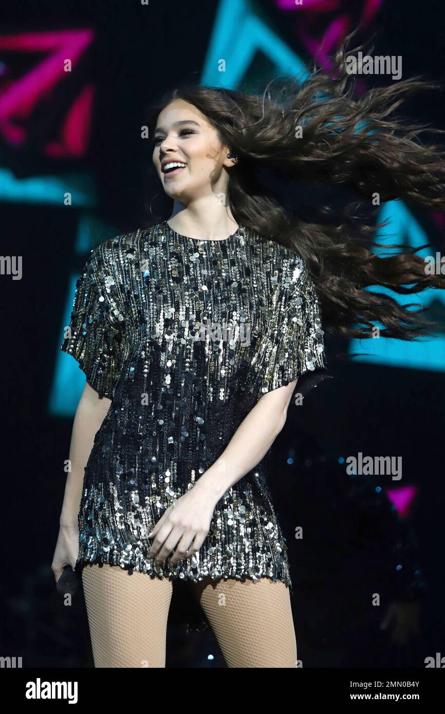 Hailee Steinfeld opens for Charlie Puth in concert at Radio City Music Hall on Monday, July 16 ...