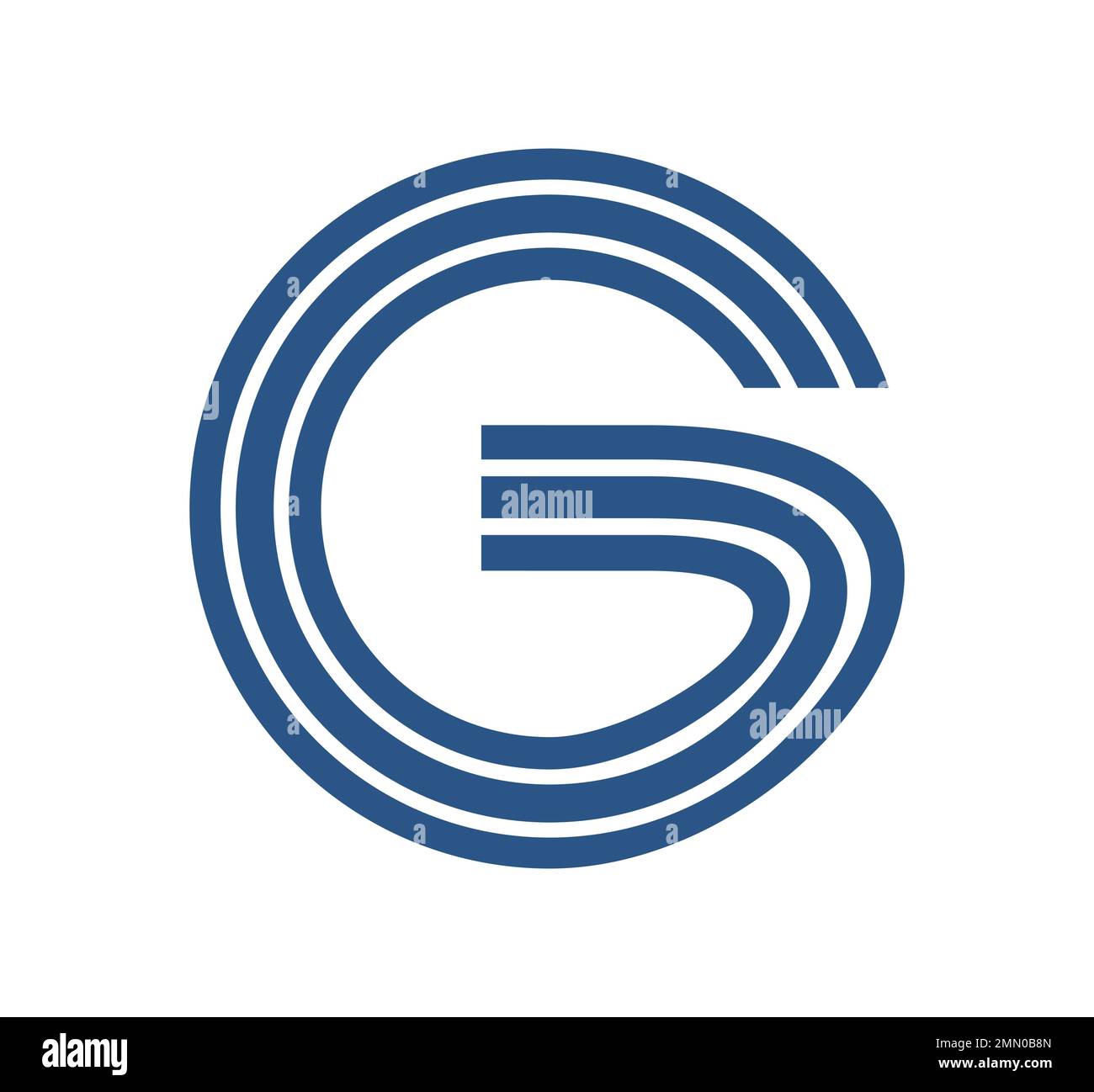 A vector illustration of Monogram Logo Initial Letter G Vector Icon in ...