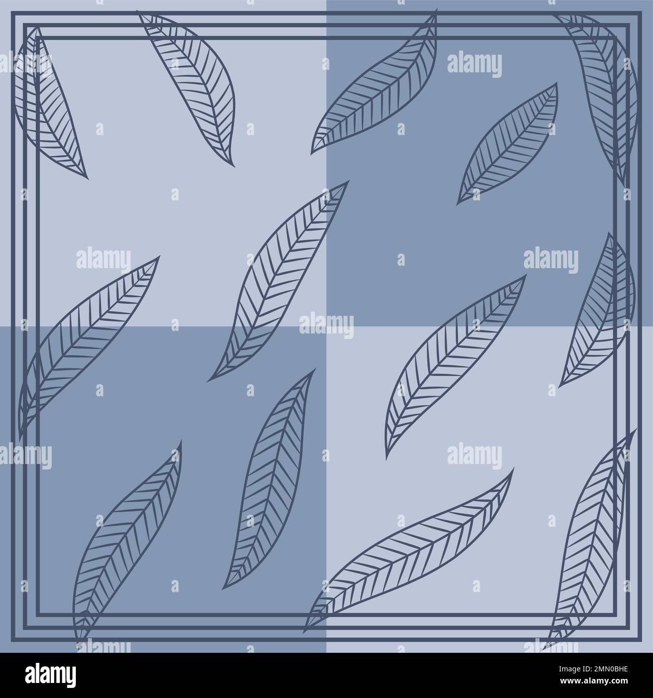 floral pattern with leafs for textile print. Silk scarf design Stock ...