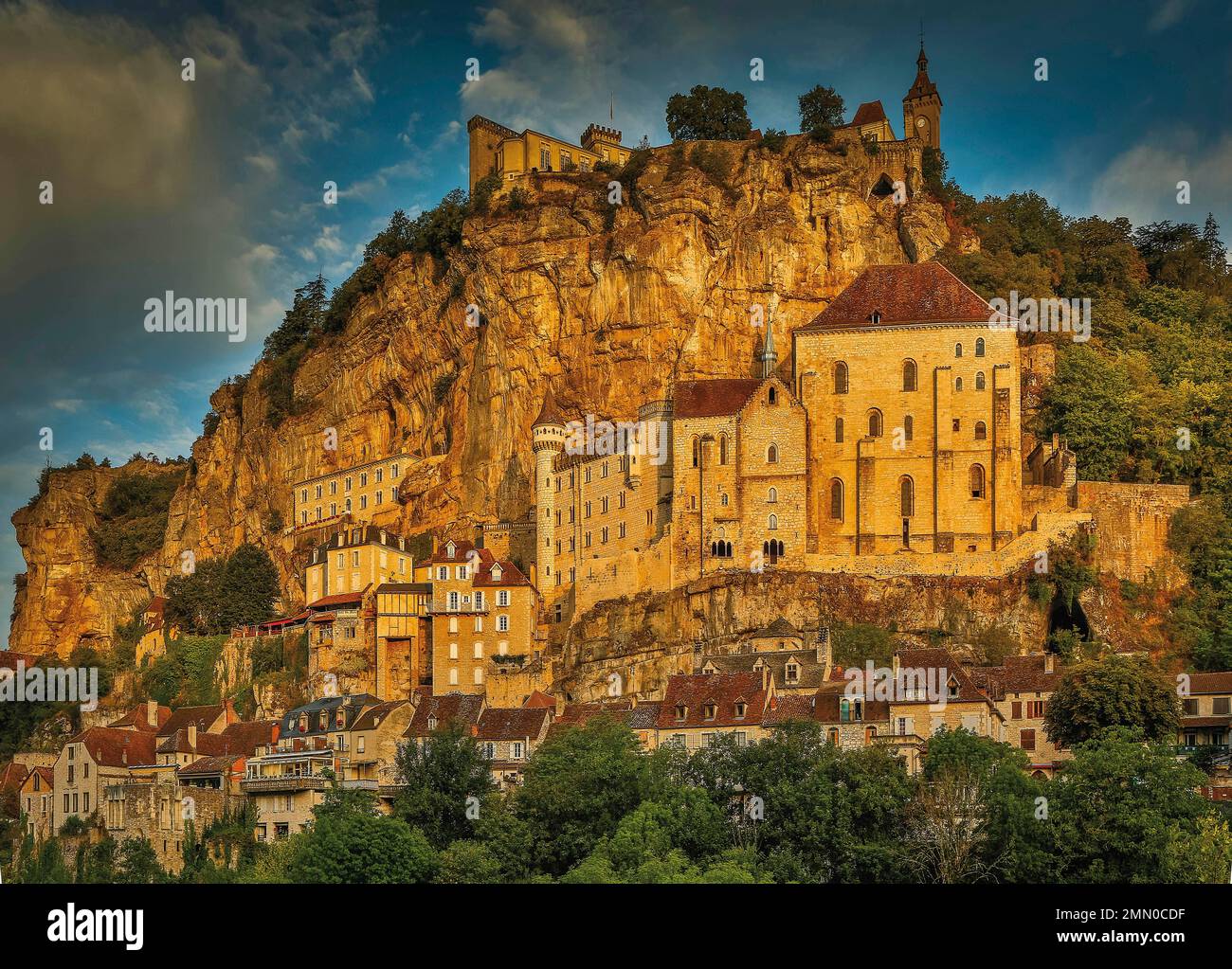 France, Lot, Causses du Quercy Regional Natural Park, Rocamadour ...