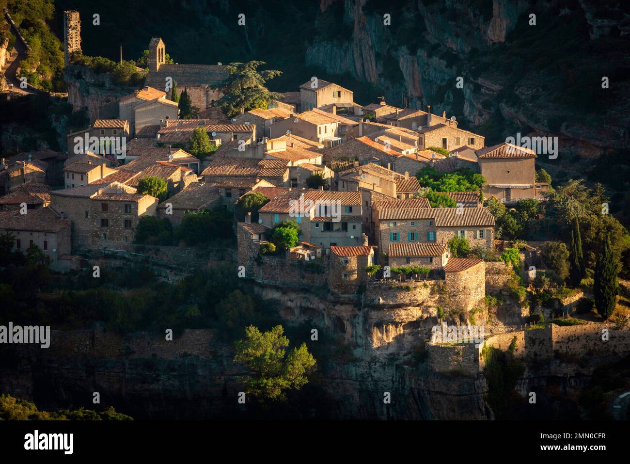 France, Herault, Haut Languedoc Regional Natural Park, Minerve, general ...