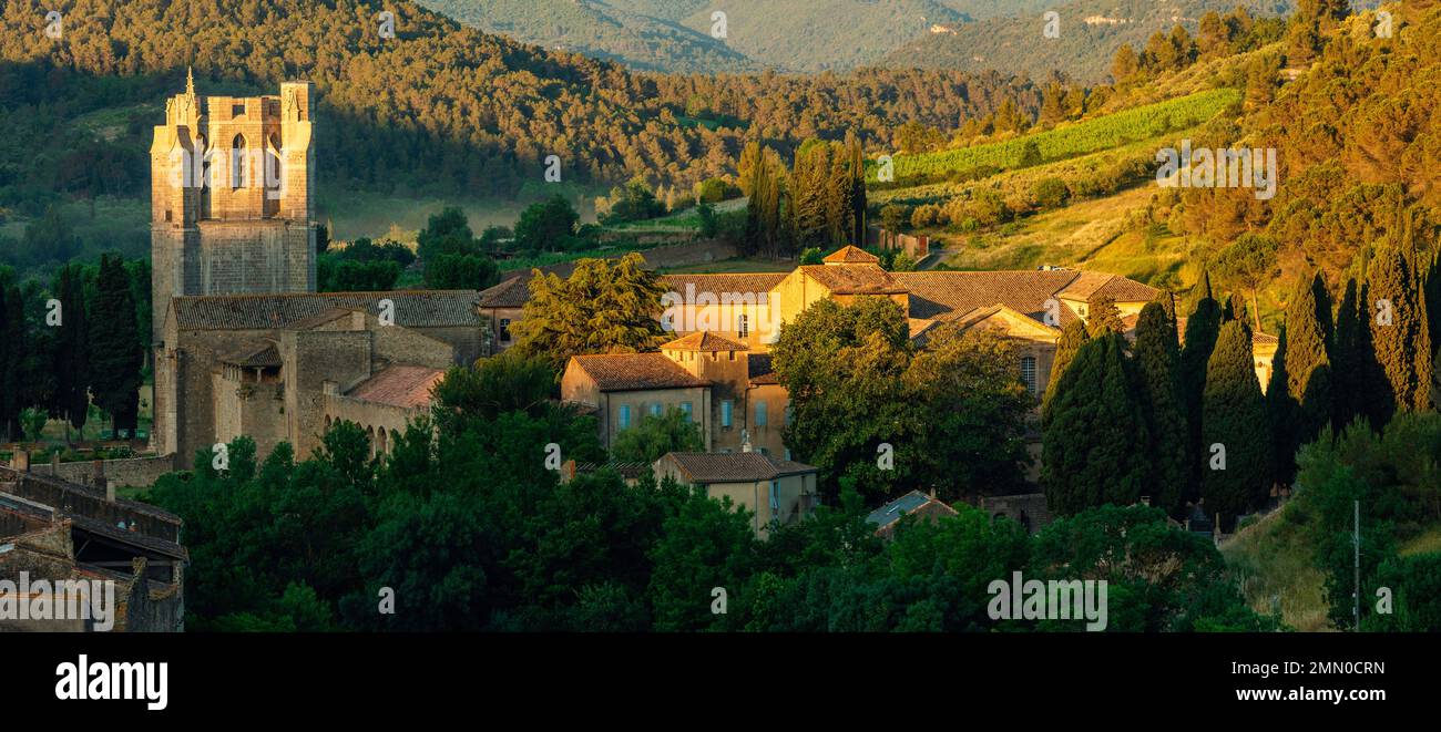 France, Aude, Corbieres Fenouilledes Regional Natural Park, Lagrasse ...