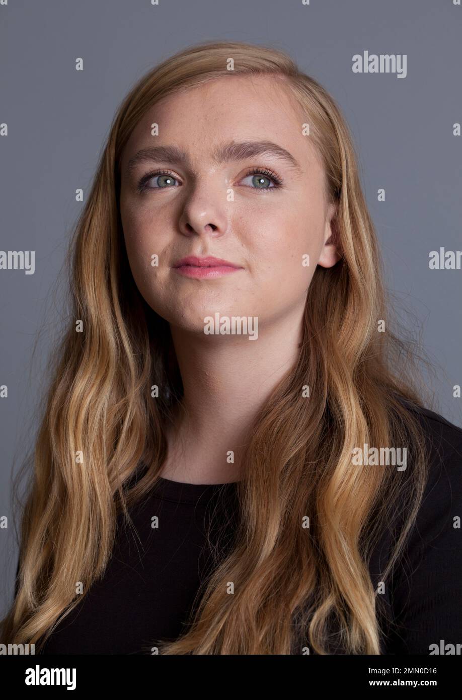In this June 20, 2018 photo, actress Elsie Fisher poses at the Four ...