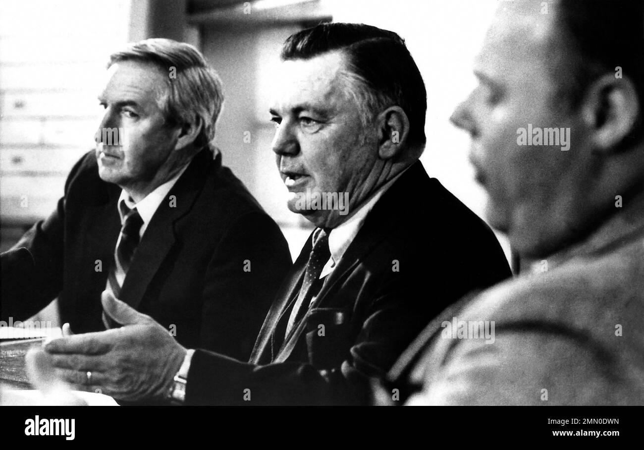 Schenectady County District Attorney John Poersch, center, addresses ...
