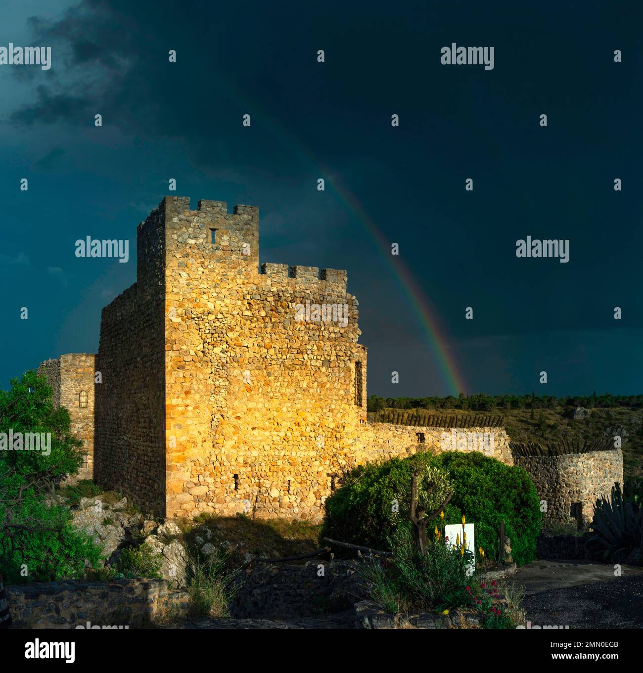 France, Aude, Regional Natural Park of Narbonne in the Mediterranean ...