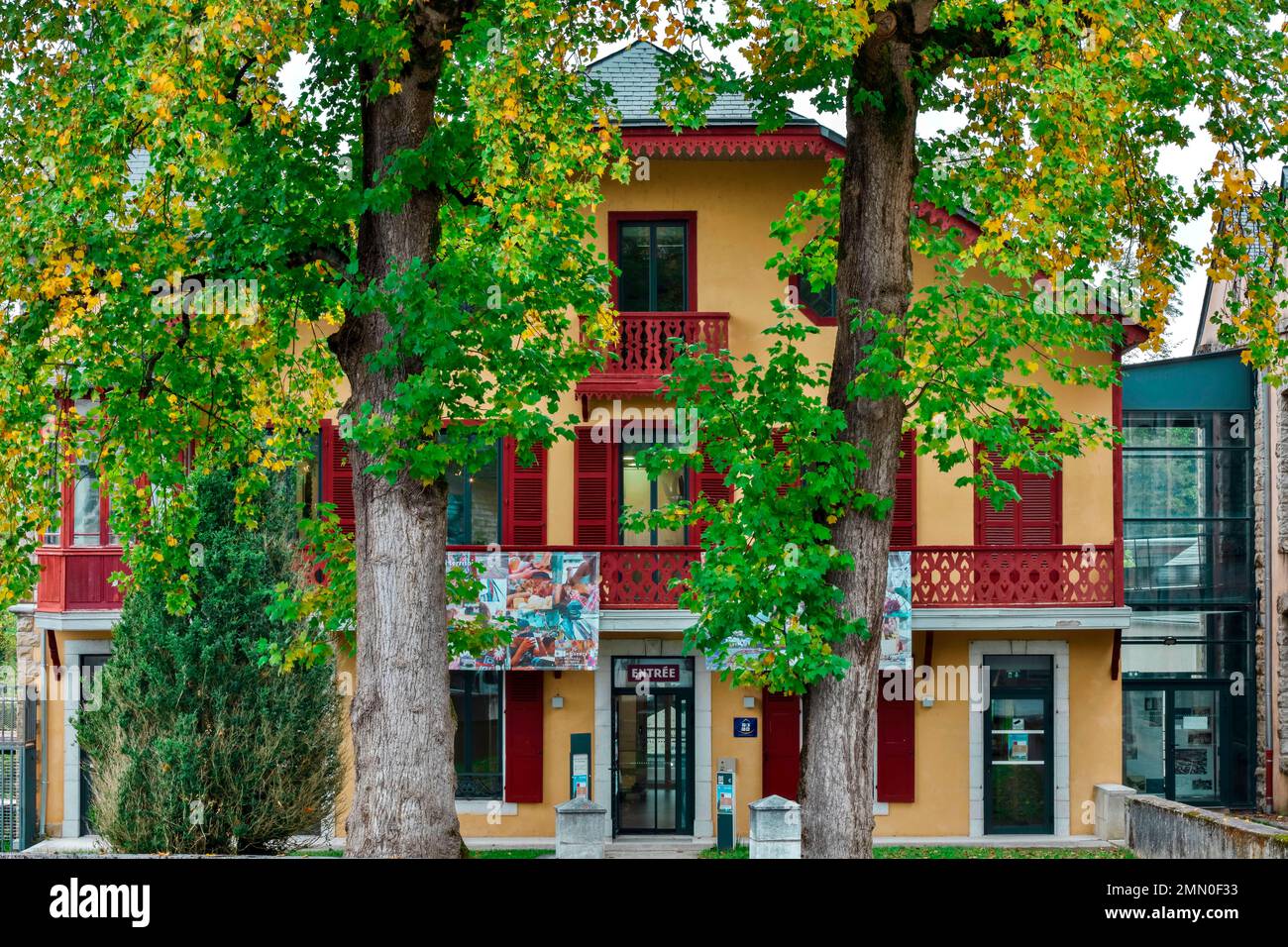France, Pyrenees Atlantiques, Bearn, Oloron Sainte Marie, villa Debat ...