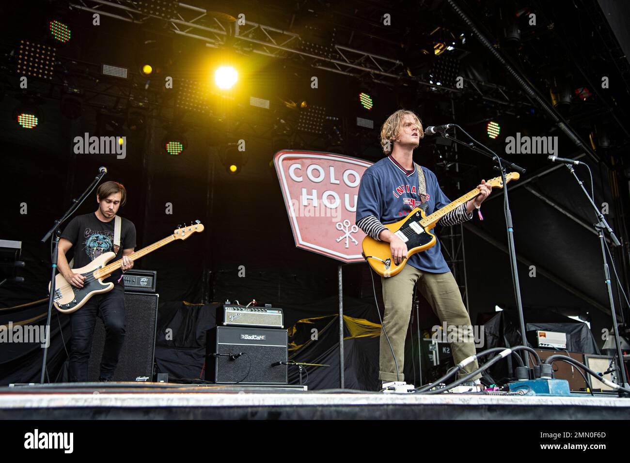 Parke Cottrell, left, and Caleb Chapman of Colony House seen at ...