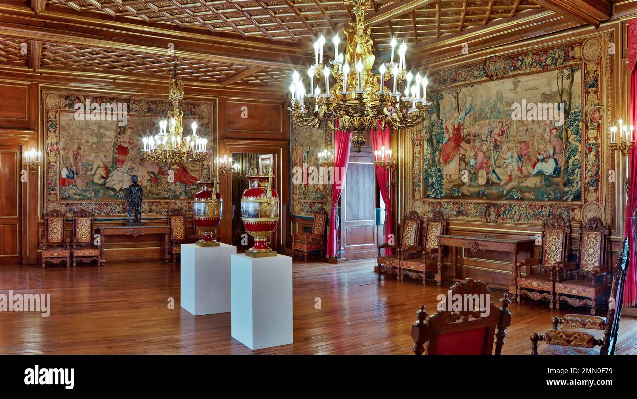 France, Pyrenees Atlantiques, Bearn, Pau, museum of the castle of Pau ...
