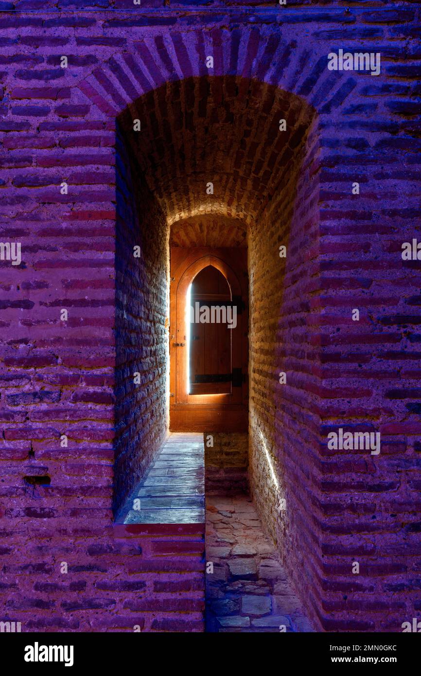 France, Pyrenees Atlantiques, Bearn, Montaner, castle of Montaner ...