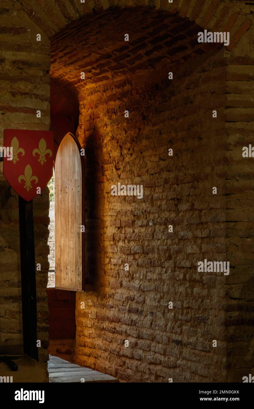 France, Pyrenees Atlantiques, Bearn, Montaner, castle of Montaner ...