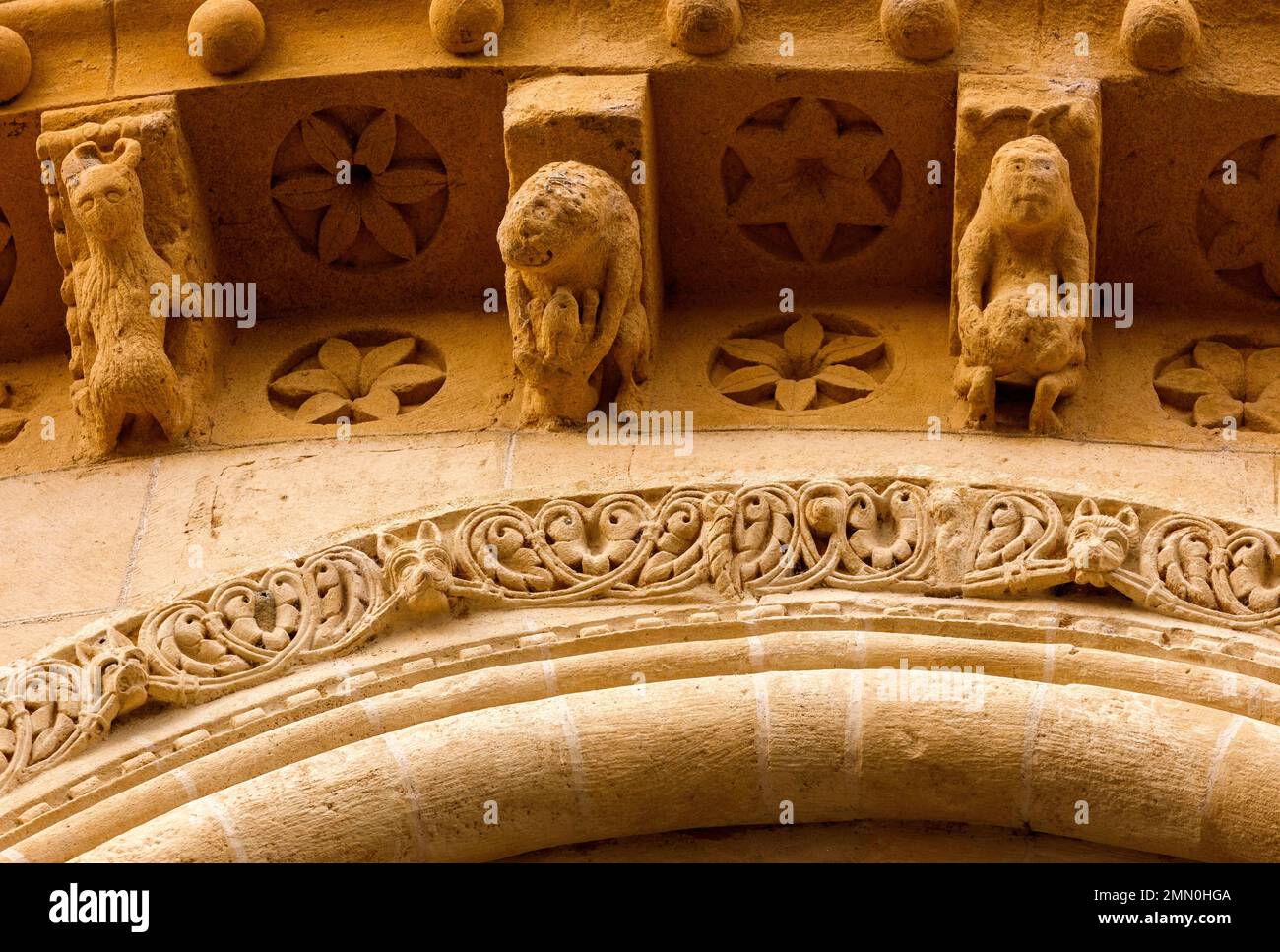 France, Pyrenees Atlantiques, Bearn, Lescar, Cathedral of Our Lady of ...