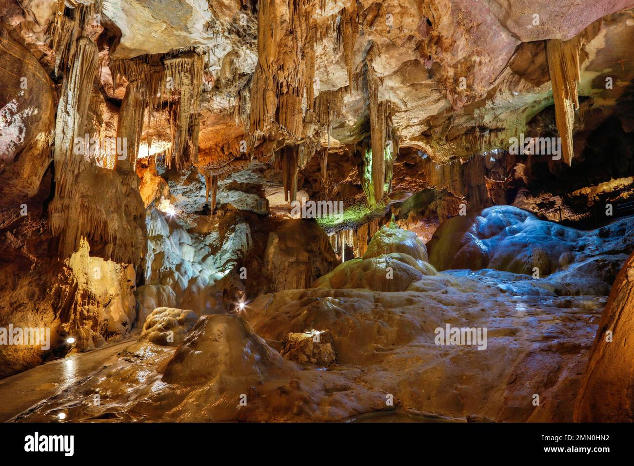 France, Pyrenees Atlantiques, Bearn, Saint Pe de Bigorre, Cave of ...