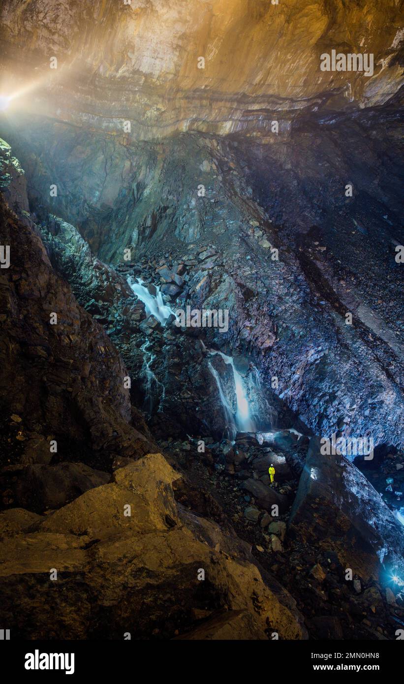 France, Pyrenees Atlantiques, Bearn, Sainte Engrâce, cave of La Verna ...