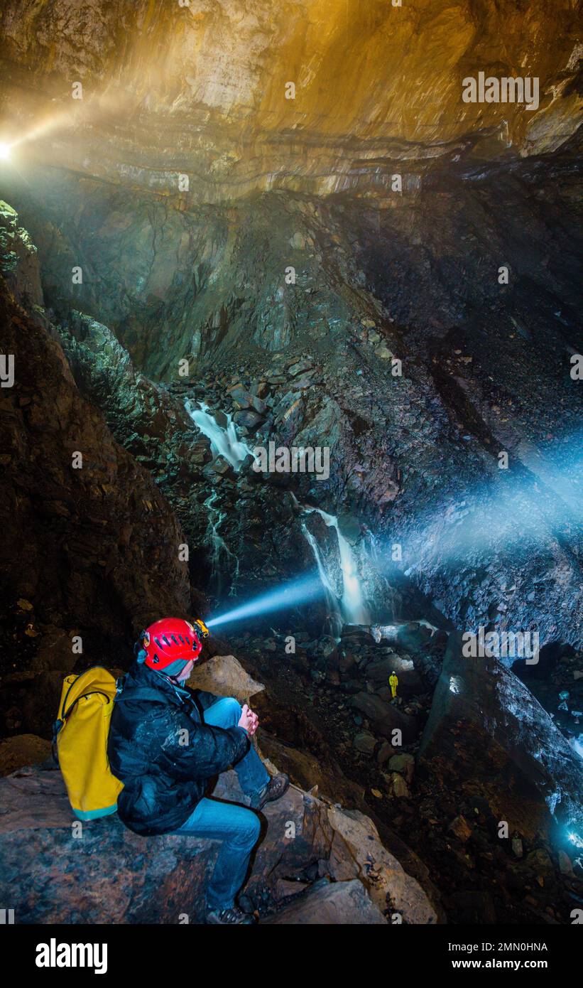 France, Pyrenees Atlantiques, Bearn, Sainte Engrâce, cave of La Verna ...