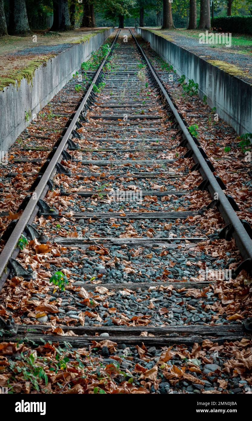 France, Pyrenees Atlantiques, Bearn, Gurs, Camp de Gurs Memorial, view ...
