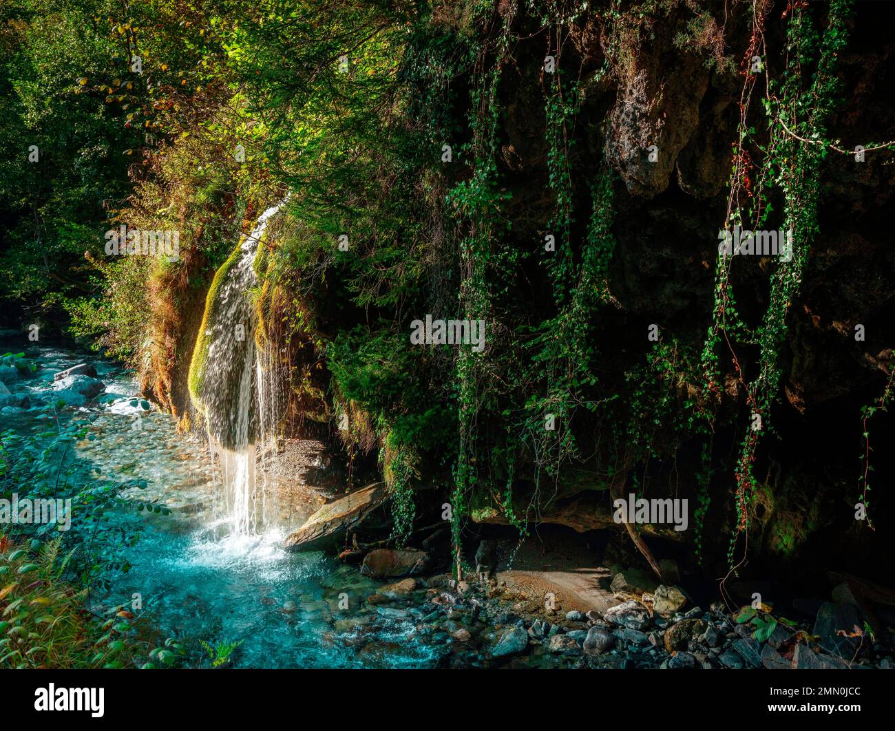 France, Pyrenees Atlantiques, Bearn, Aydius, waterfall Stock Photo - Alamy