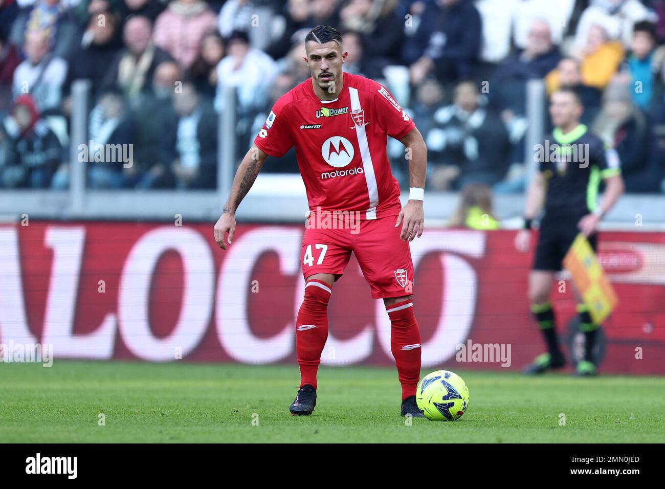 Dany Mota of Ac Monza controls the ball during the Serie A match ...