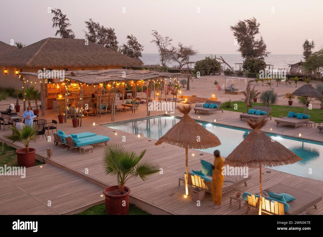 Senegal, Saloum delta listed as World Heritage by UNESCO, plamarin ...