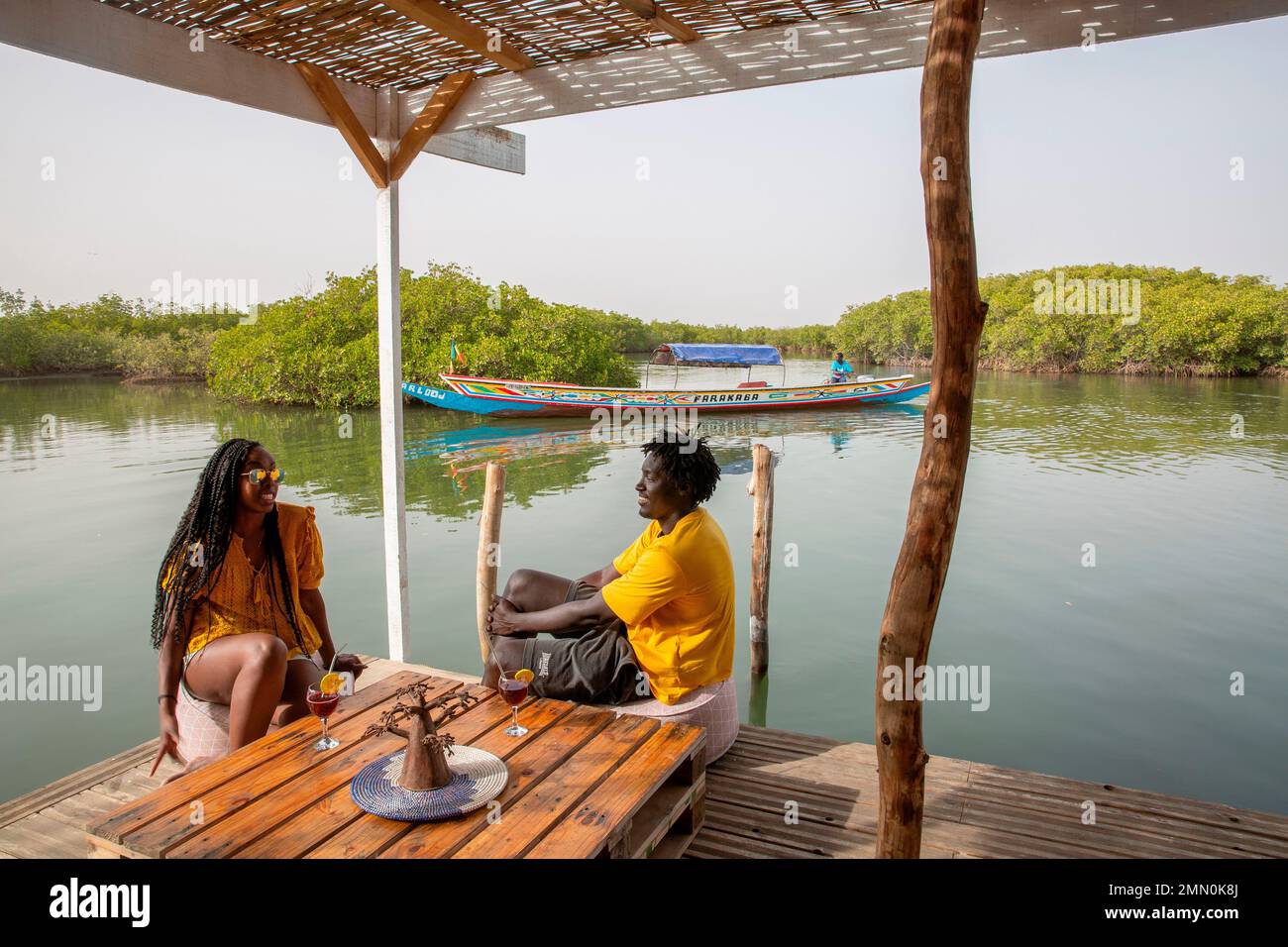 Senegal, Saloum delta listed as World Heritage by UNESCO, couple of ...