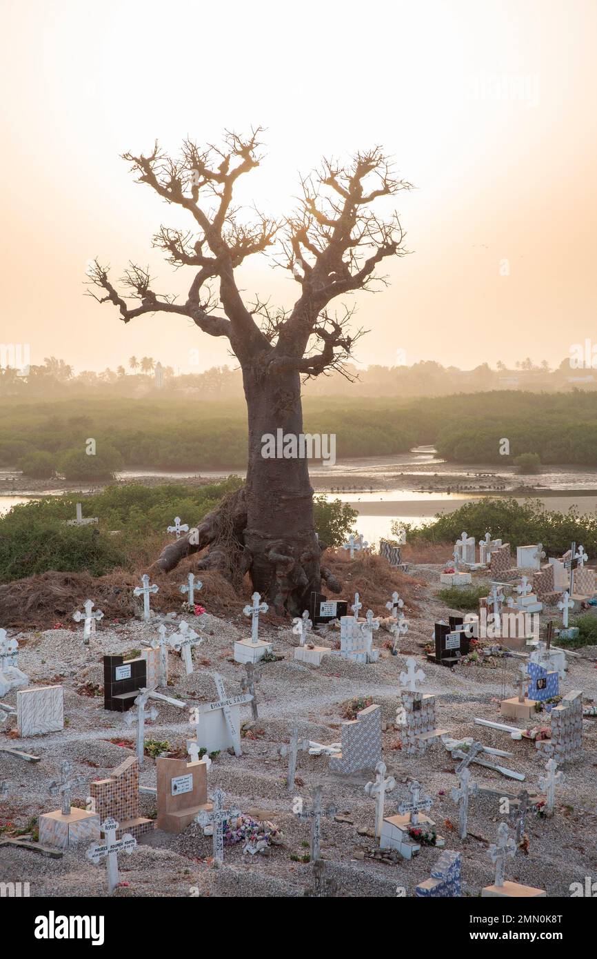Senegal, Saloum delta listed as World Heritage by UNESCO, Fadiouth or ...