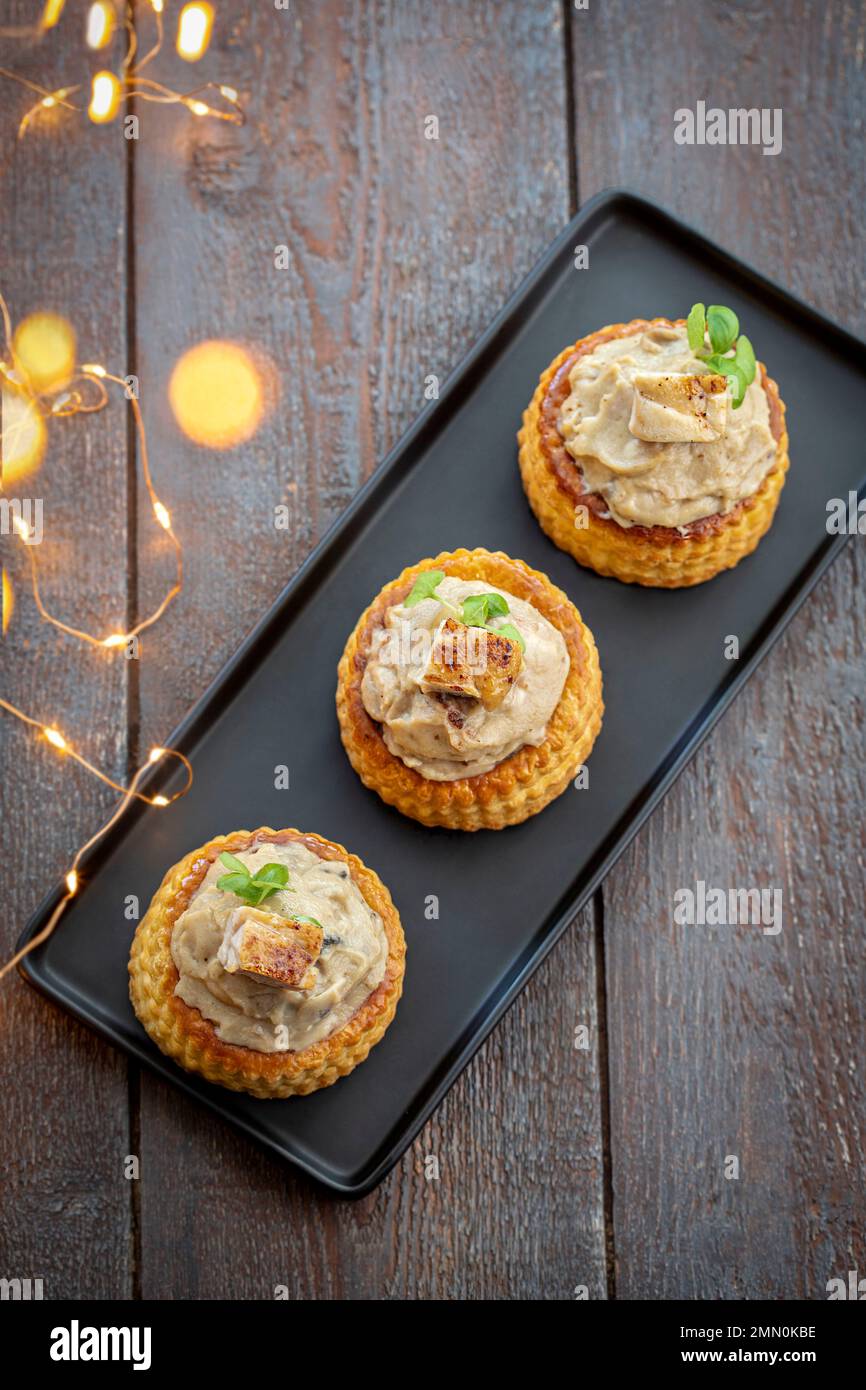 France, Paris, Maison Marques Bakery, Queen's bites Stock Photo - Alamy