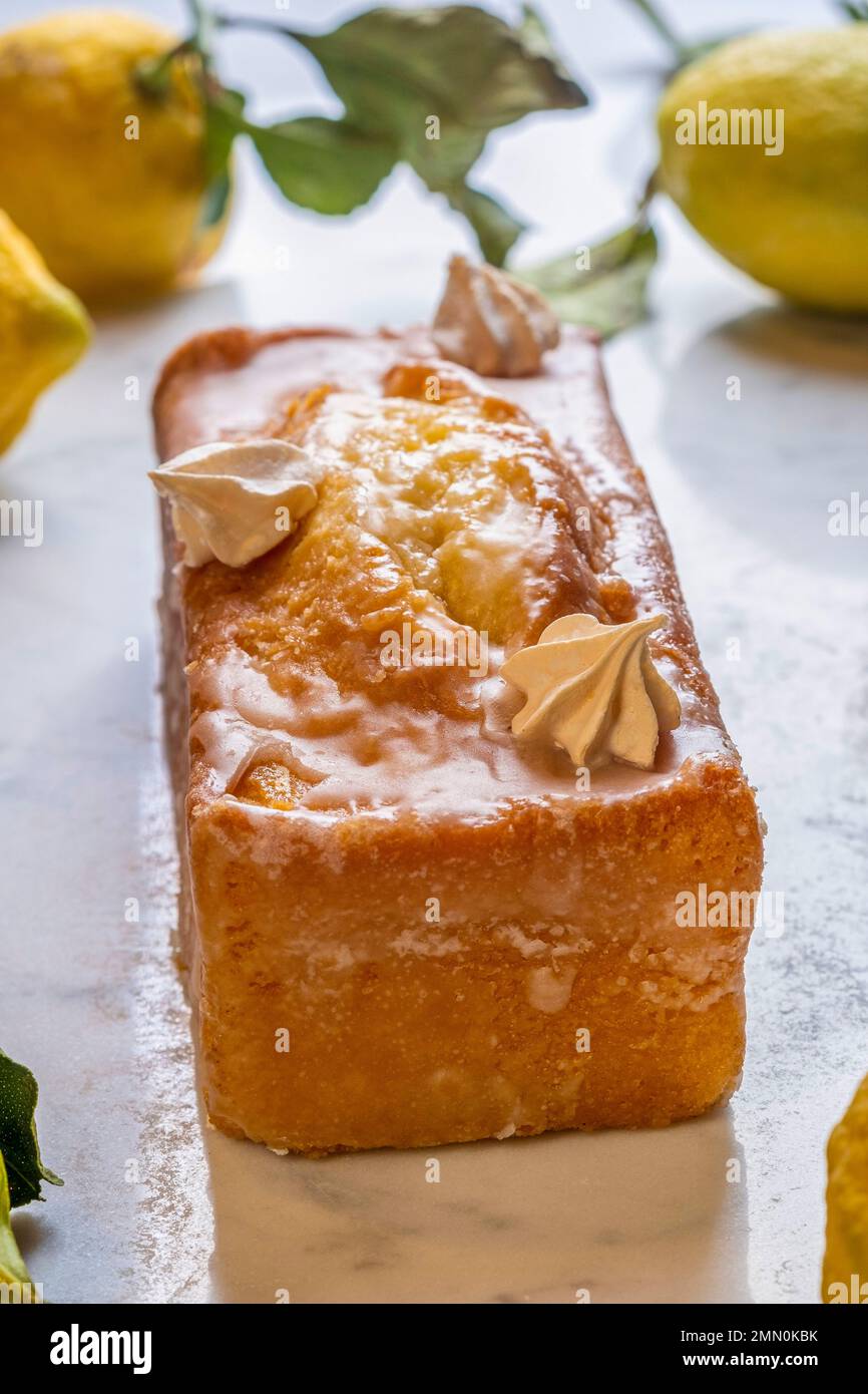 France, Paris, lemon cake Stock Photo - Alamy